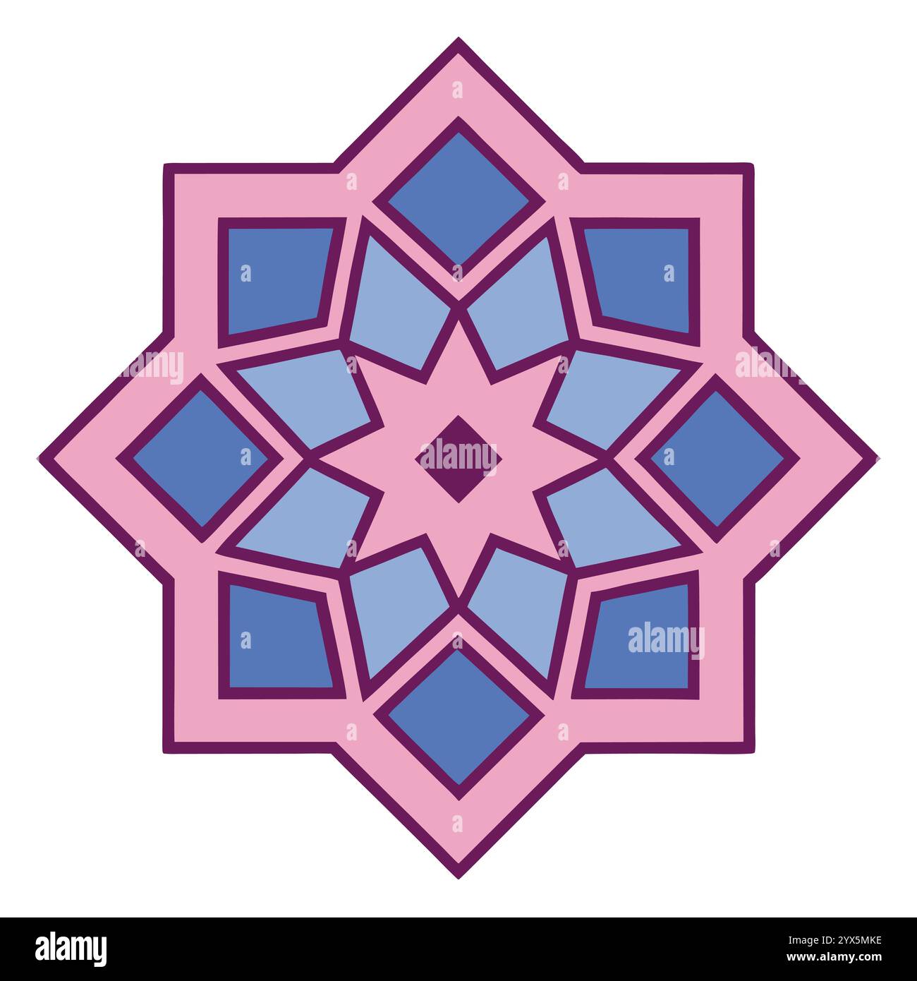 Elegant Islamic Geometric Pattern for Book Covers, Religious Designs ...
