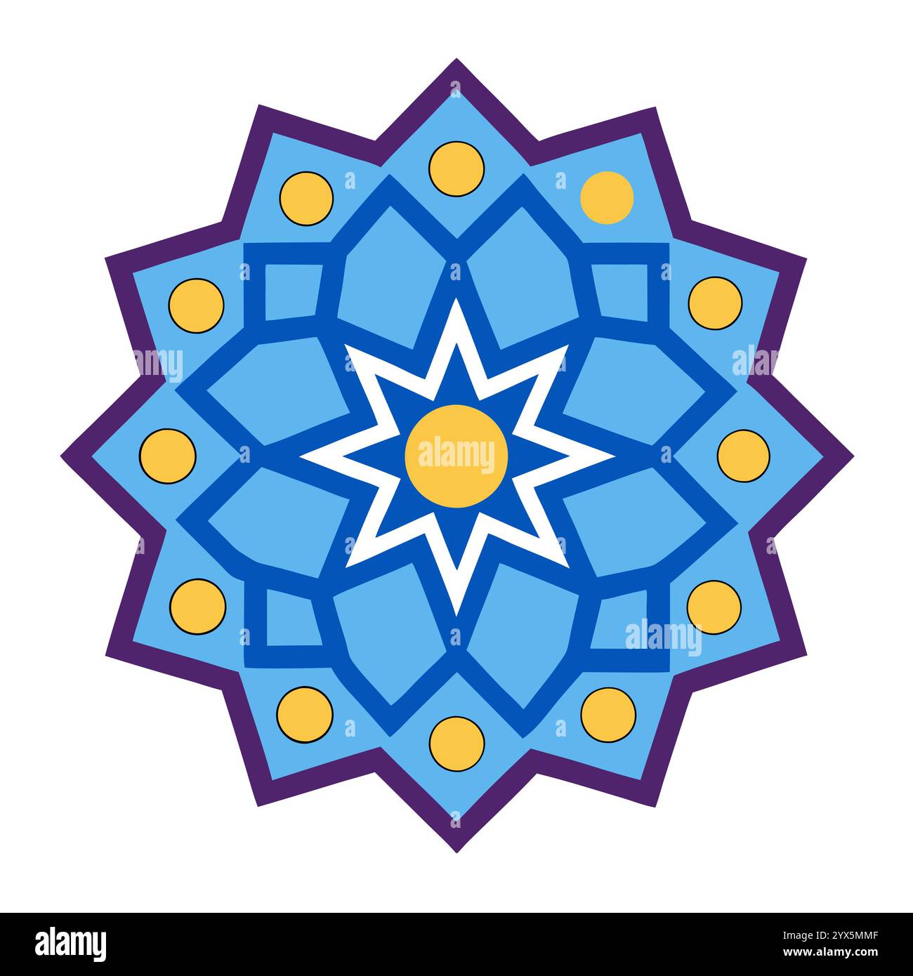 Elegant Islamic Geometric Pattern for Book Covers, Religious Designs ...
