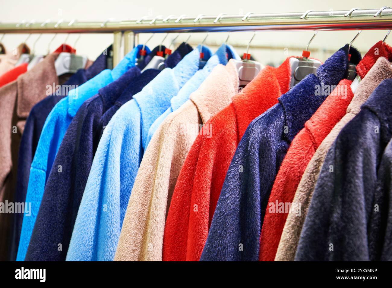 Fur coat rack hi-res stock photography and images - Alamy
