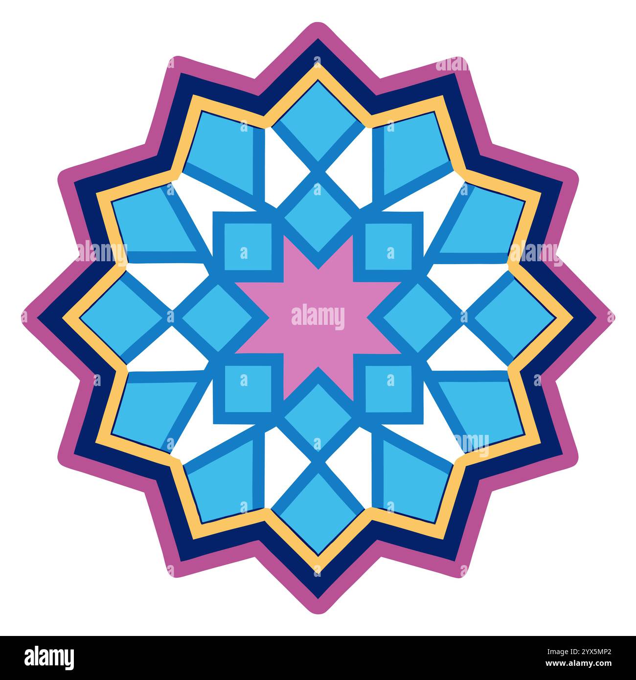 Elegant Islamic Geometric Pattern for Book Covers, Religious Designs ...