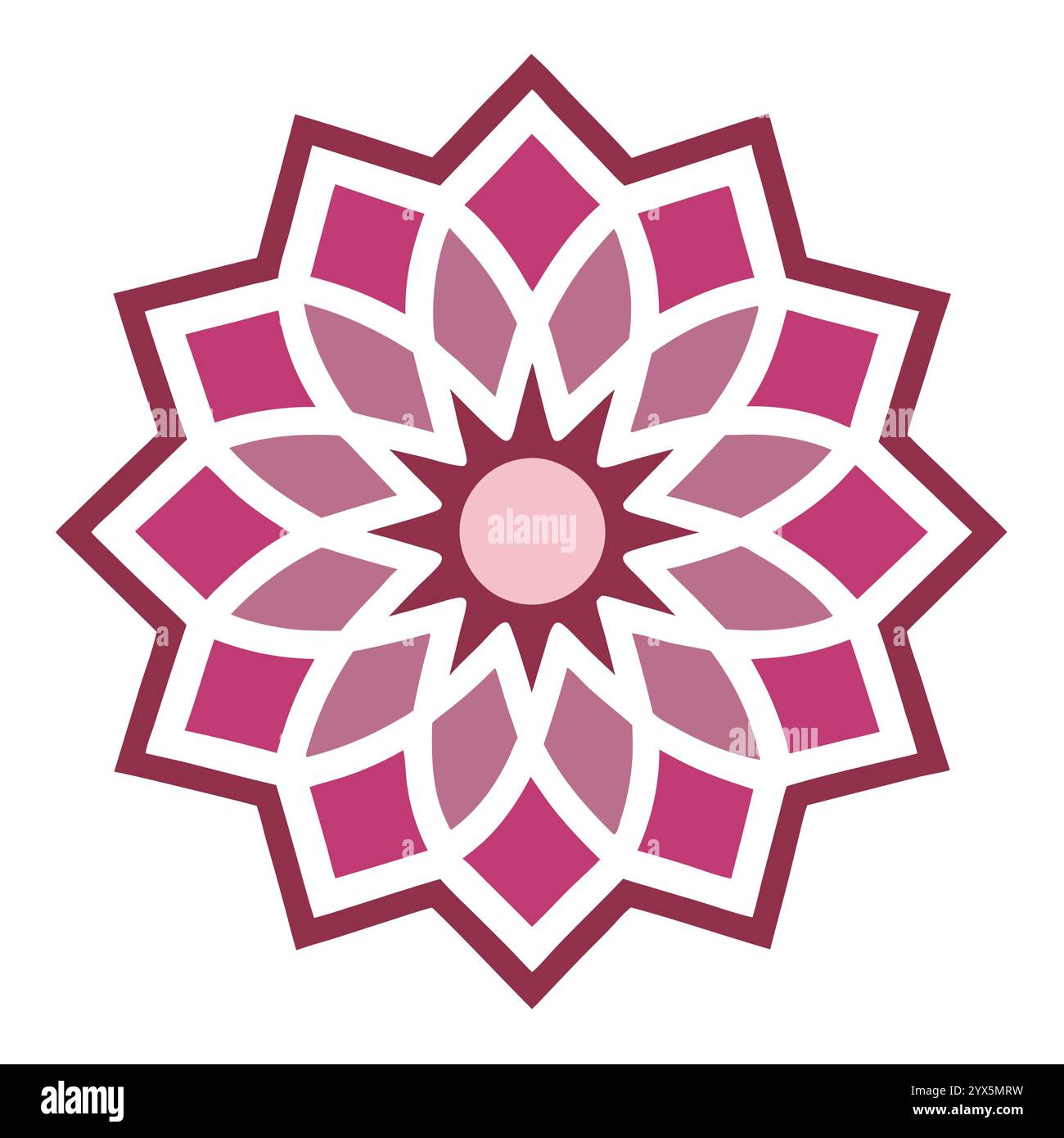 Elegant Islamic Geometric Pattern for Book Covers, Religious Designs ...