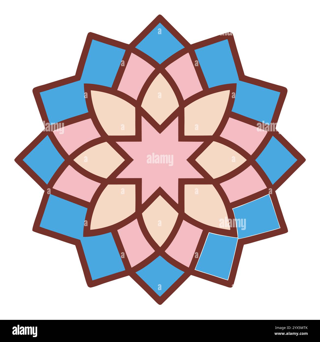 Elegant Islamic Geometric Pattern for Book Covers, Religious Designs ...