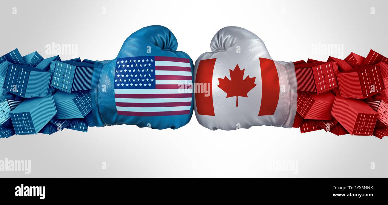 Usa canada trade war hi-res stock photography and images - Alamy