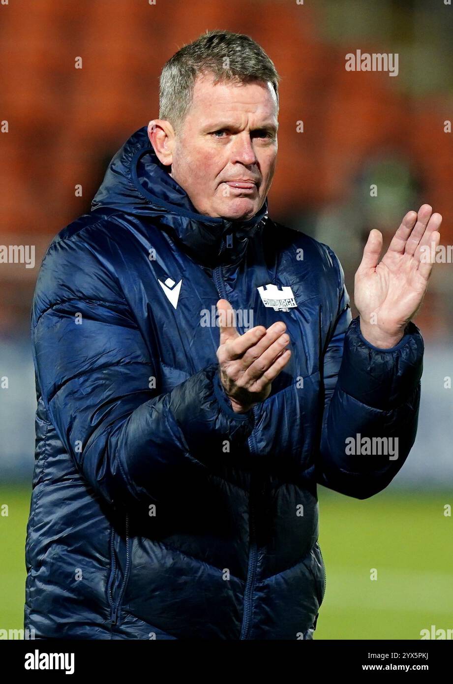 Edinburgh Rugby head coach Sean Everitt before the EPCR Challenge Cup ...