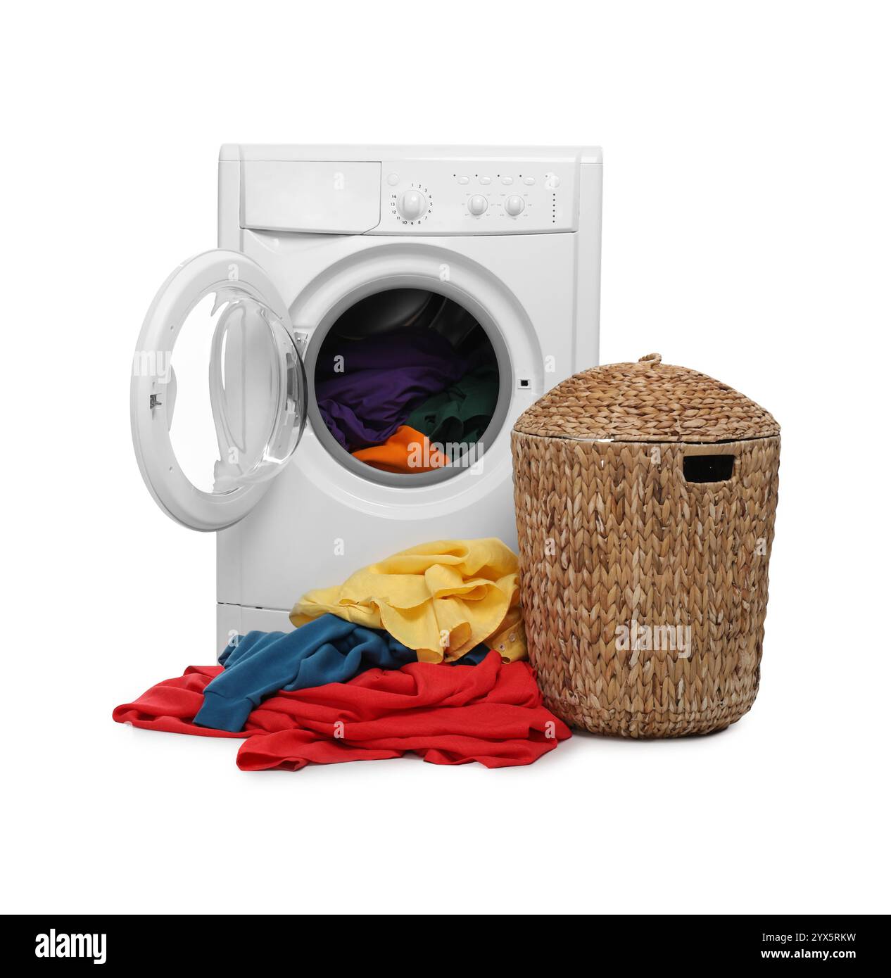 Modern washing machine basket hi-res stock photography and images - Alamy