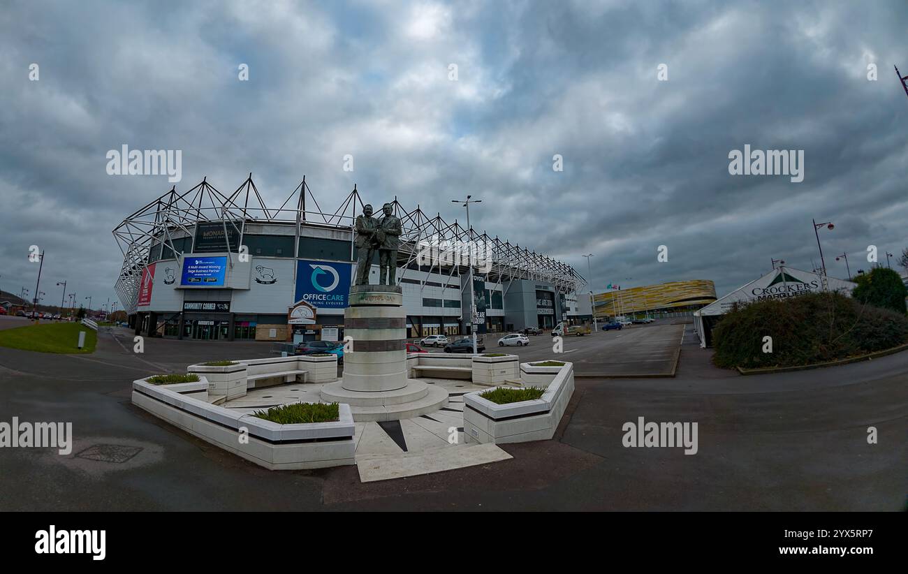 Pride Park is the home of Derby County Football Club in Derbyshire, UK ...