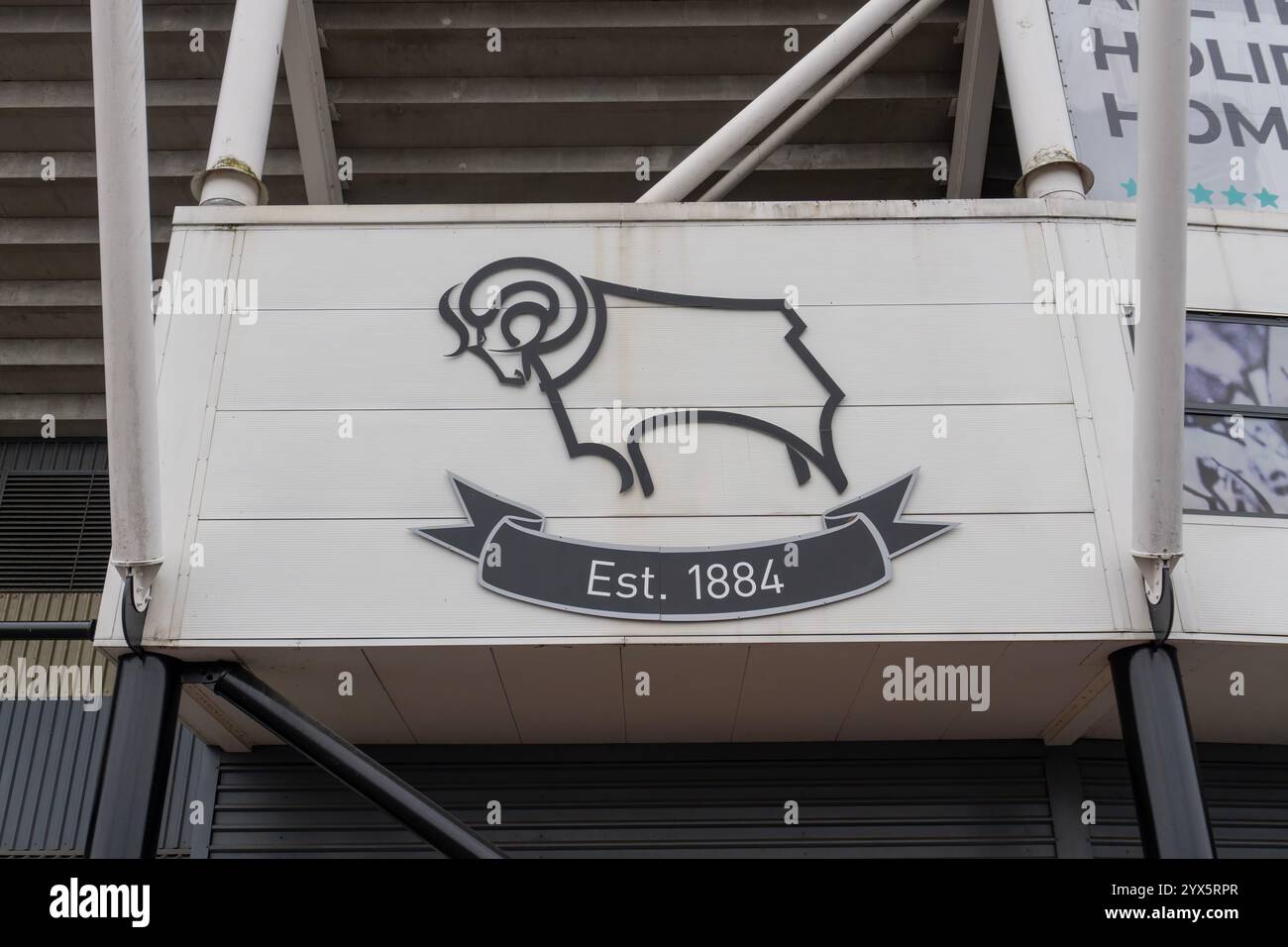 Pride Park is the home of Derby County Football Club in Derbyshire, UK ...