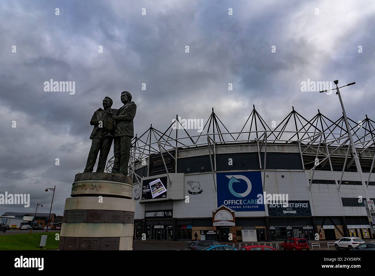 Pride Park is the home of Derby County Football Club in Derbyshire, UK ...