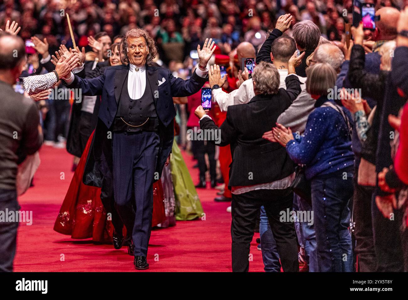 MAASTRICHT - Violinist and orchestra leader Andre Rieu during the first ...