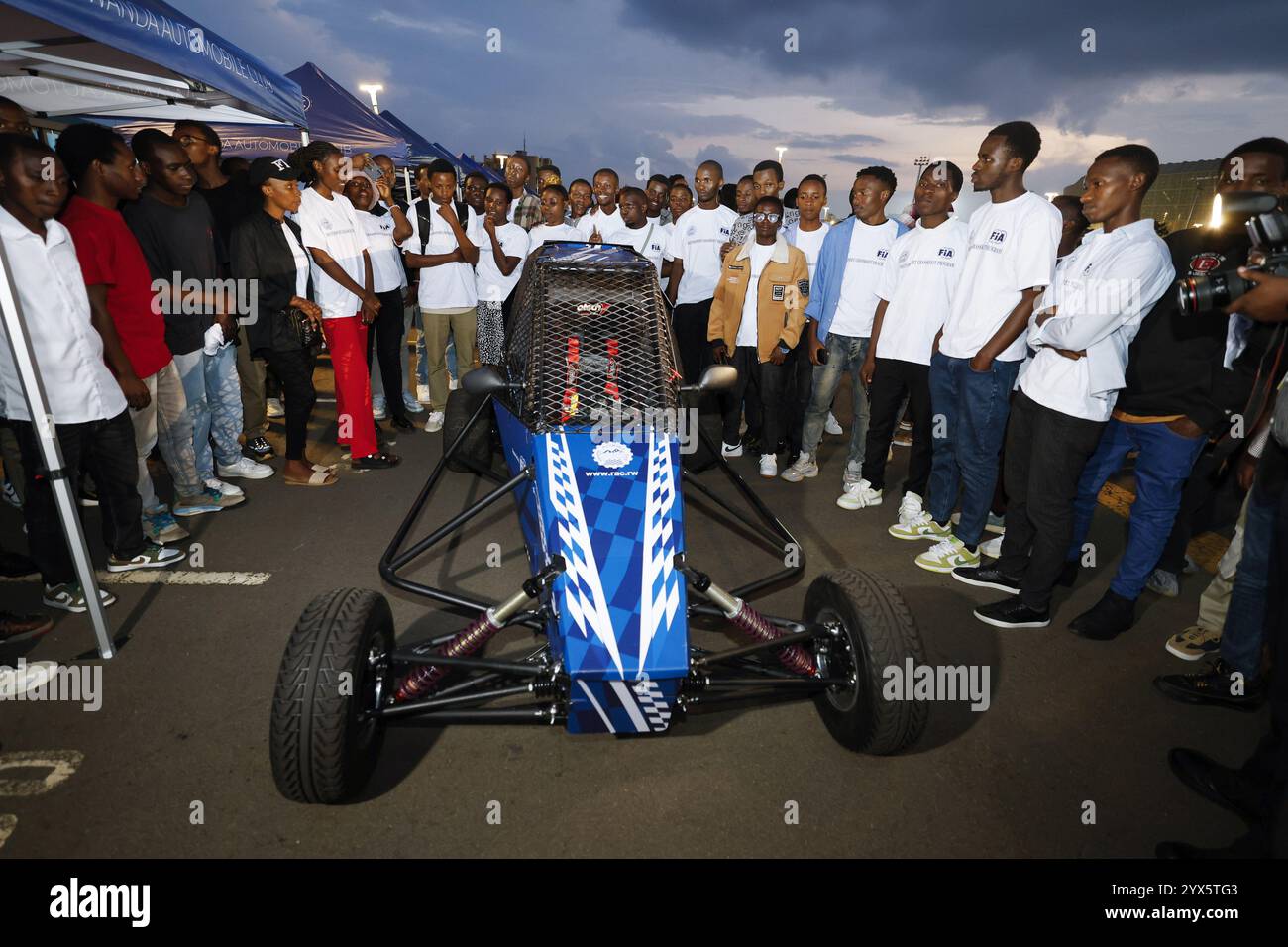 Racing machine made in Rwanda during the 2024 FIA Awards Ceremony, on ...