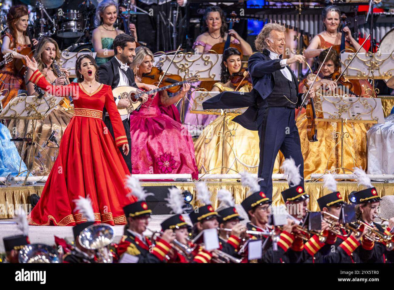 MAASTRICHT - Violinist and orchestra leader Andre Rieu during the first ...