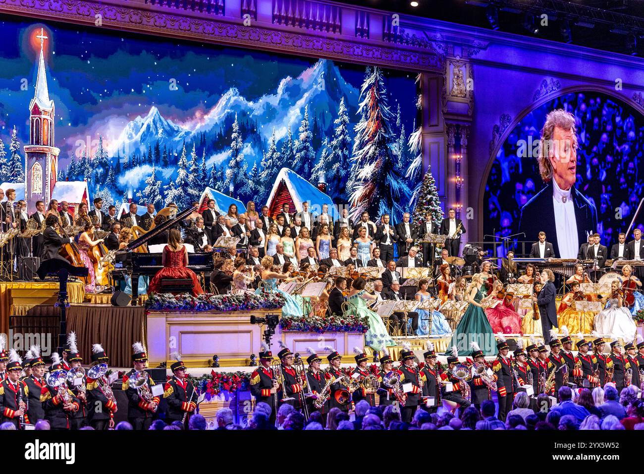 MAASTRICHT - Violinist and orchestra leader Andre Rieu during the first ...