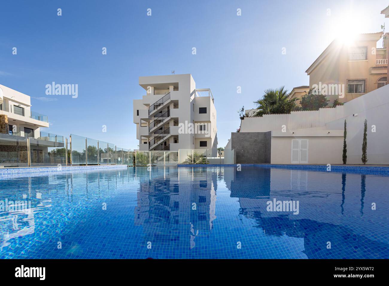Contemporary luxury apartments reflecting hi-res stock photography and ...