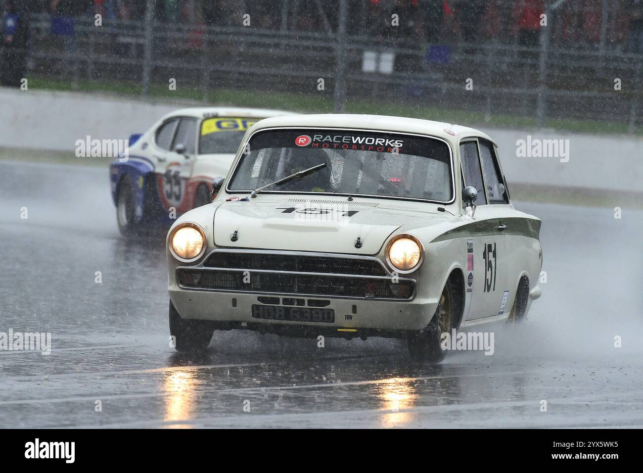 Allan Thom, Ford Lotus Cortina, Adrian Flux Trophy for MRL Historic ...