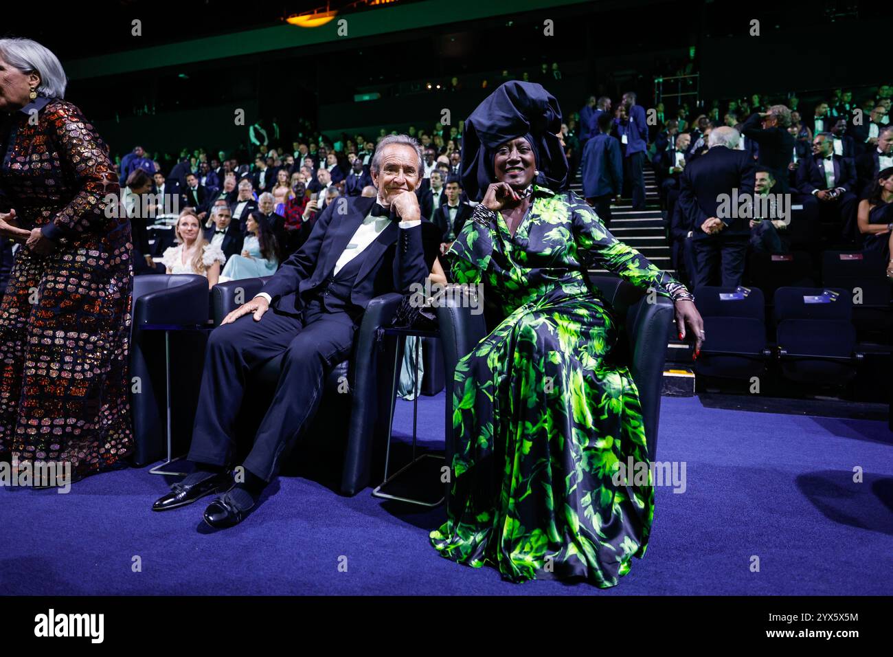 Kigali, Rwanda. 13th Dec, 2024. Ickx Jacky with his wife, portrait ...