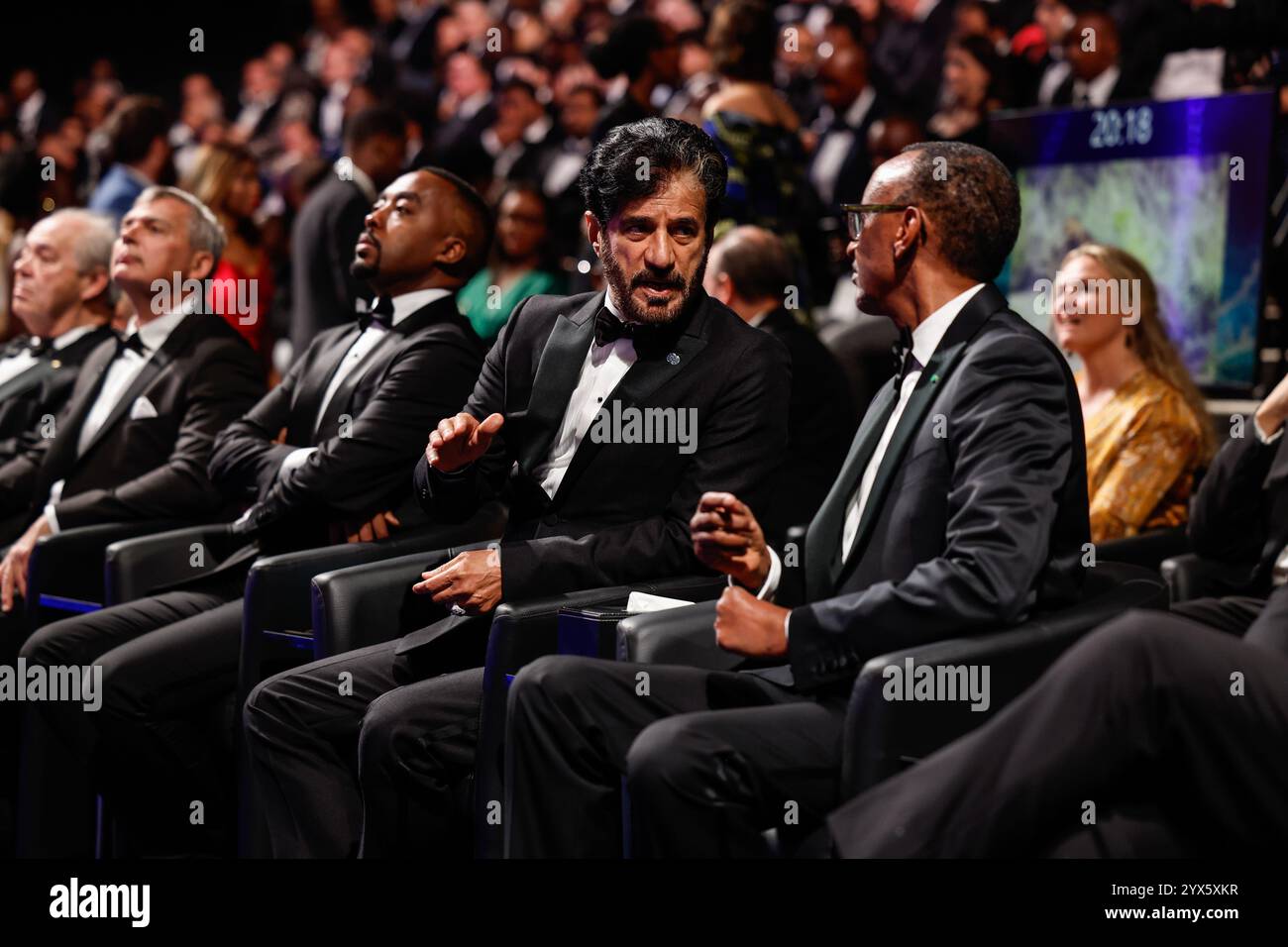 Kagame Paul, Rwanda president, portrait with BEN SULAYEM Mohammed ...