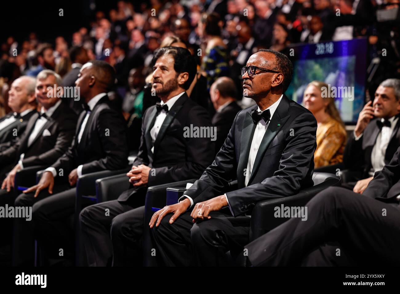 Kagame Paul, Rwanda president, portrait with BEN SULAYEM Mohammed ...