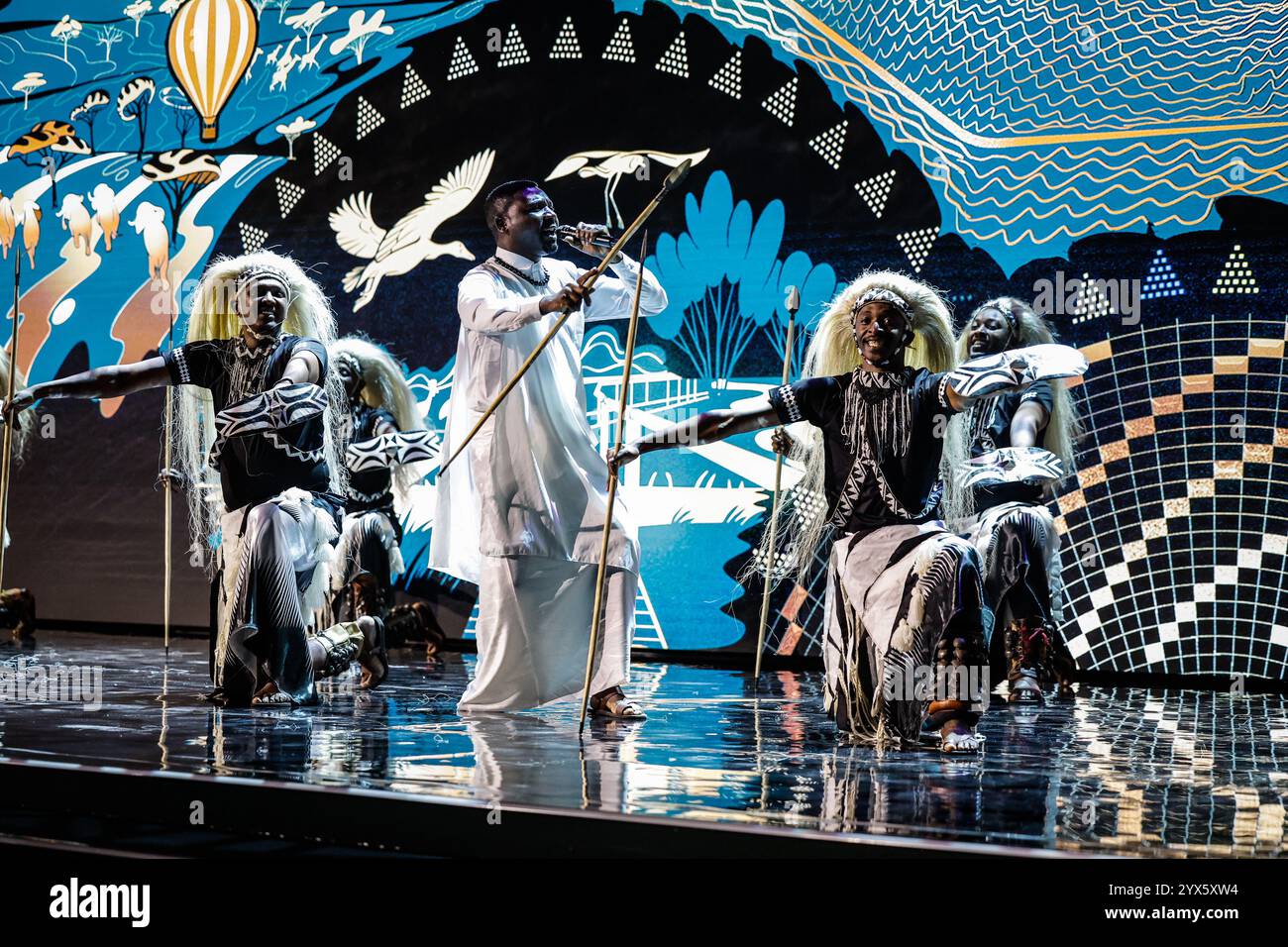 Musical show during the 2024 FIA Awards Ceremony, on December 13, 2024 ...