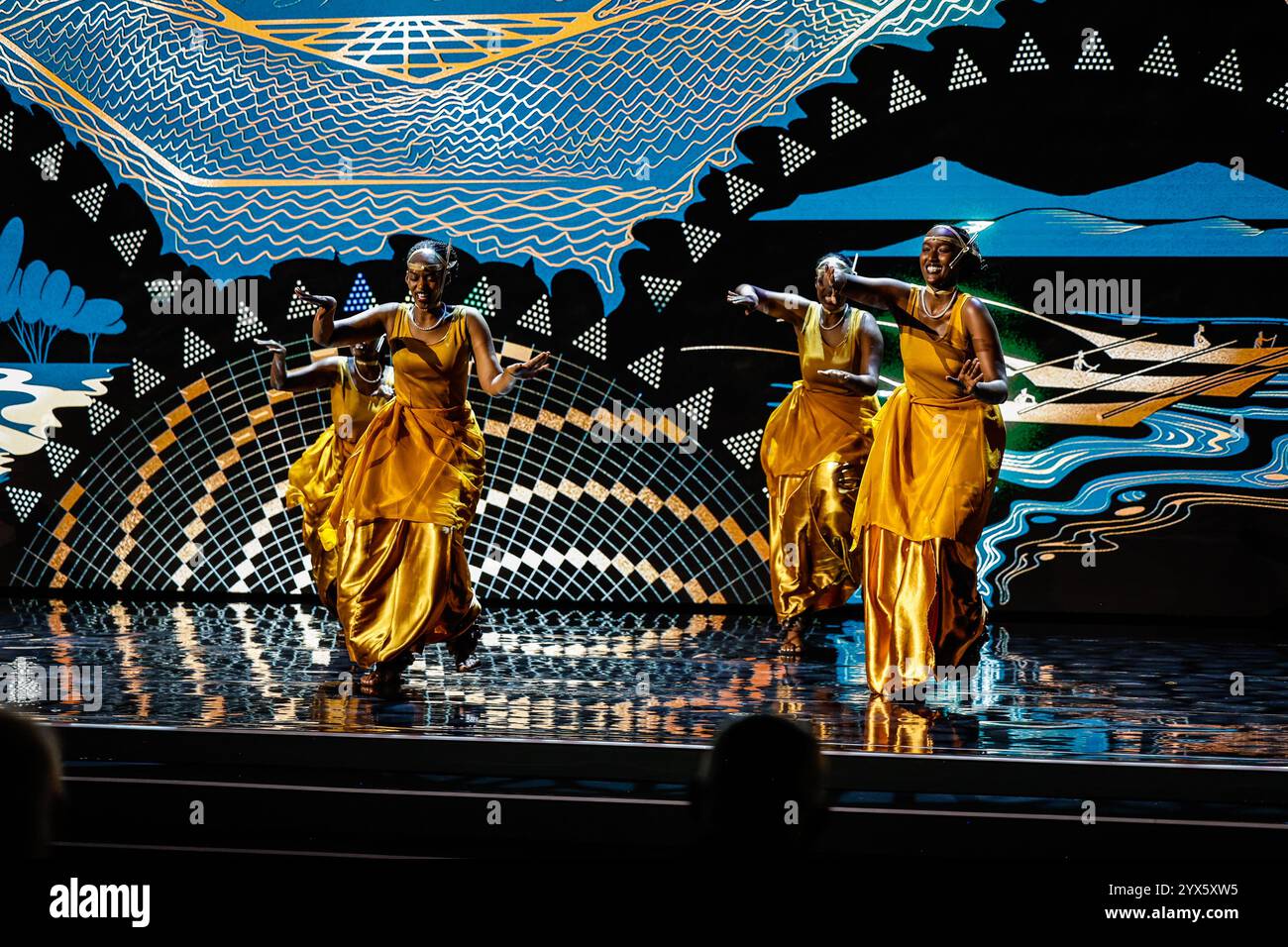 Musical show during the 2024 FIA Awards Ceremony, on December 13, 2024 ...