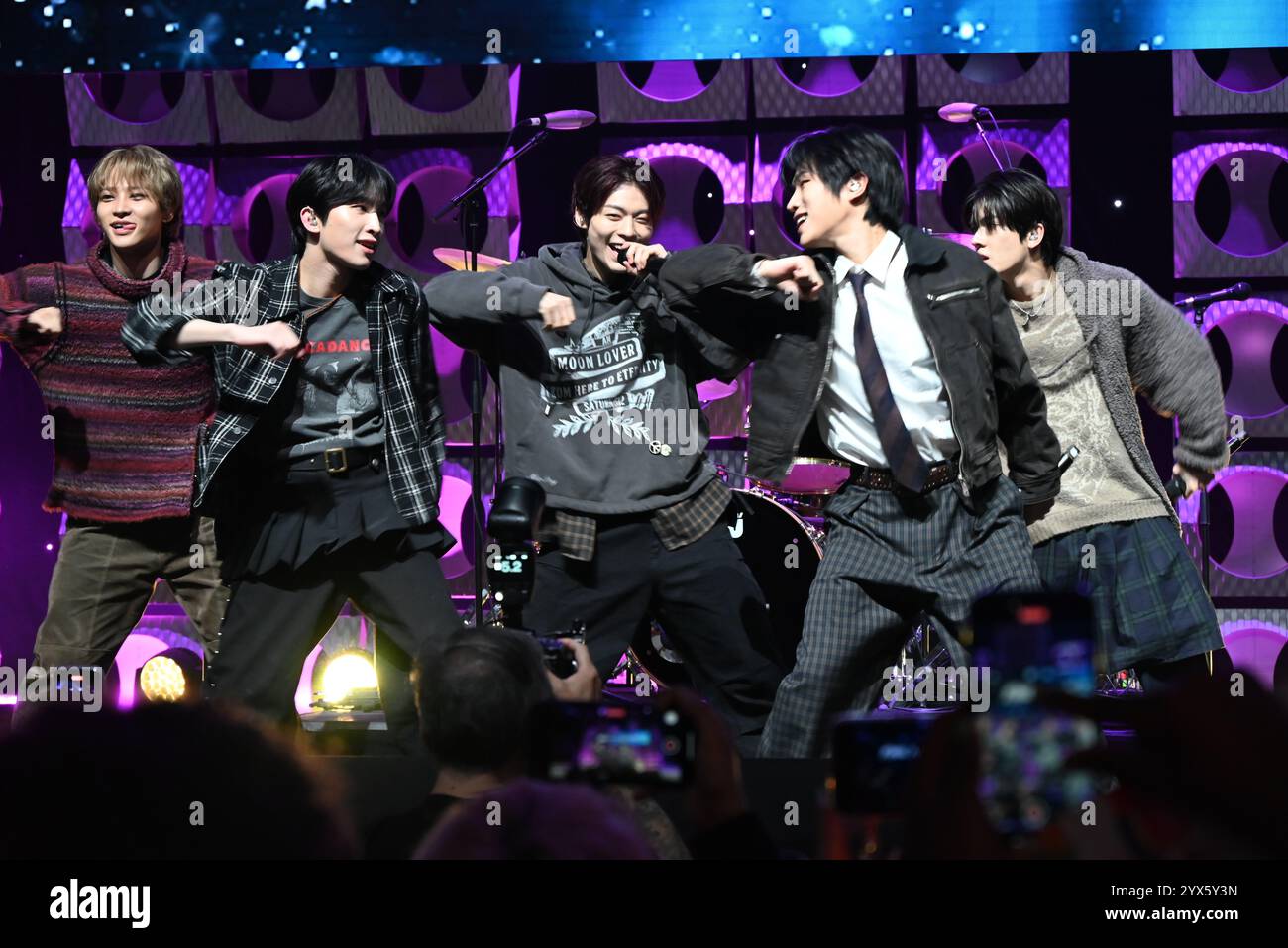 Manhattan, United States. 13th Dec, 2024. South Korean boy band Pow ...