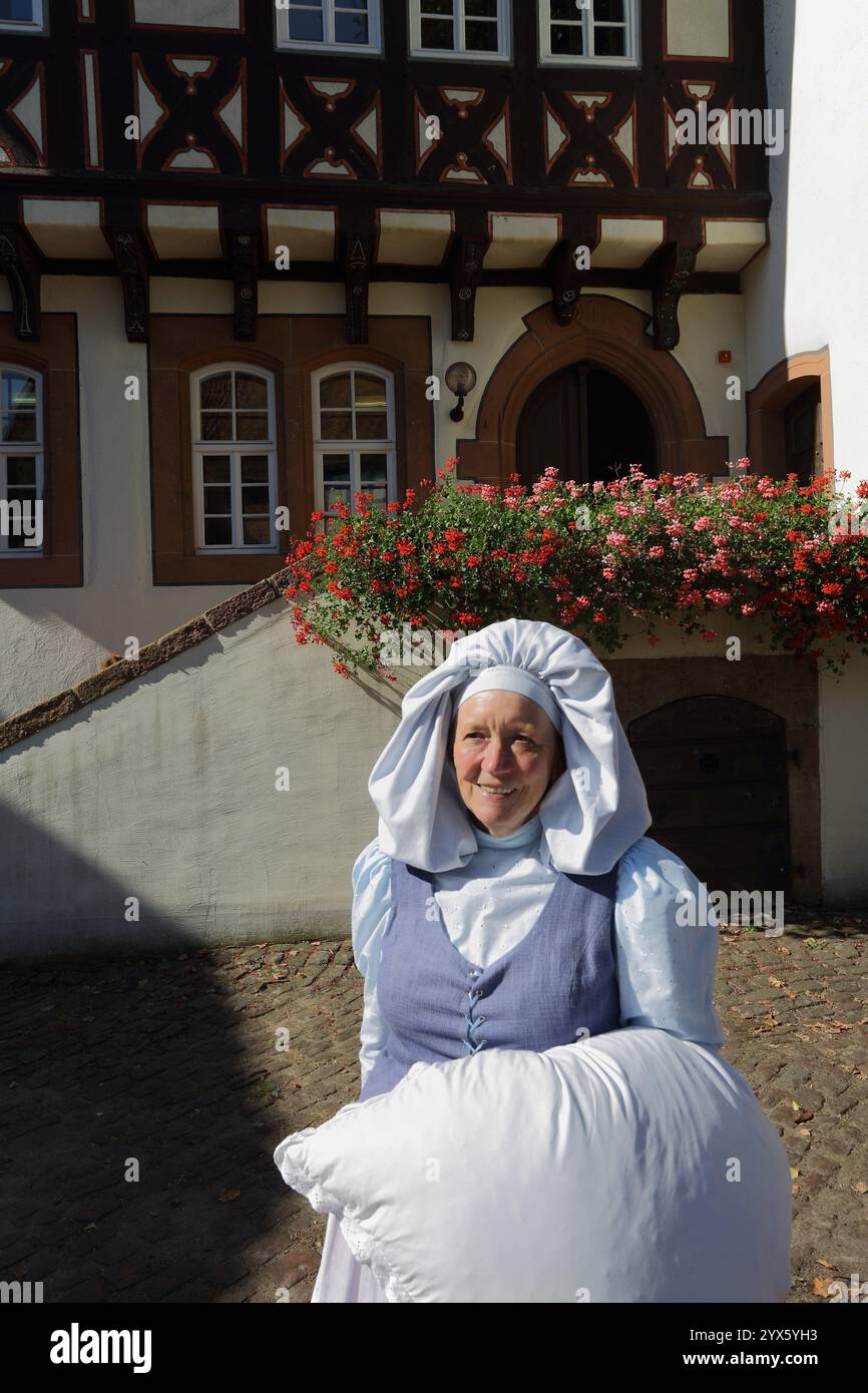 Frau Holle, character from Brothers Grimm's Fairy Tales, Steinau an der ...
