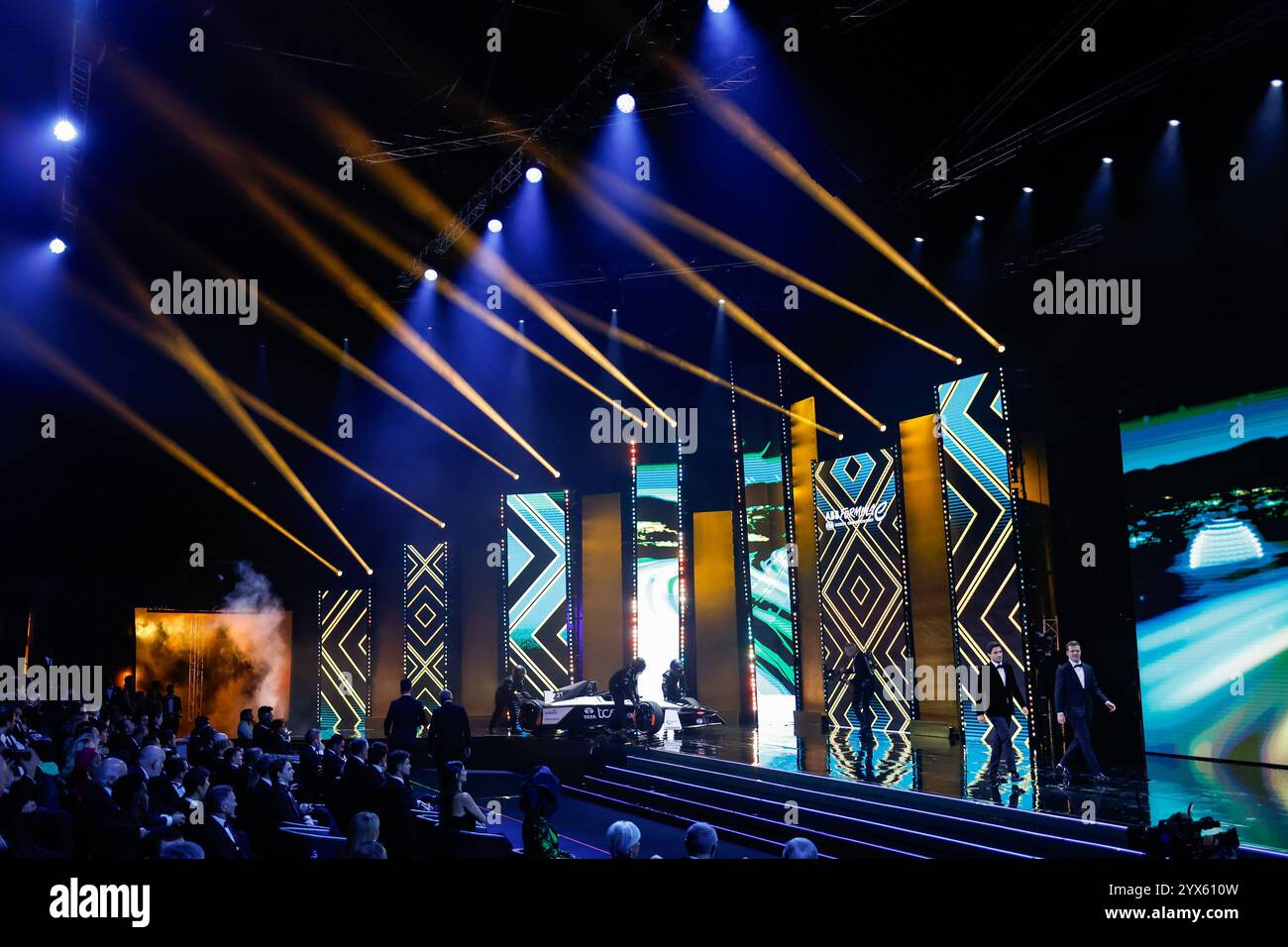 Kigali, Rwanda. 13th Dec, 2024. Jaguar TCS Racing Formula E team ...