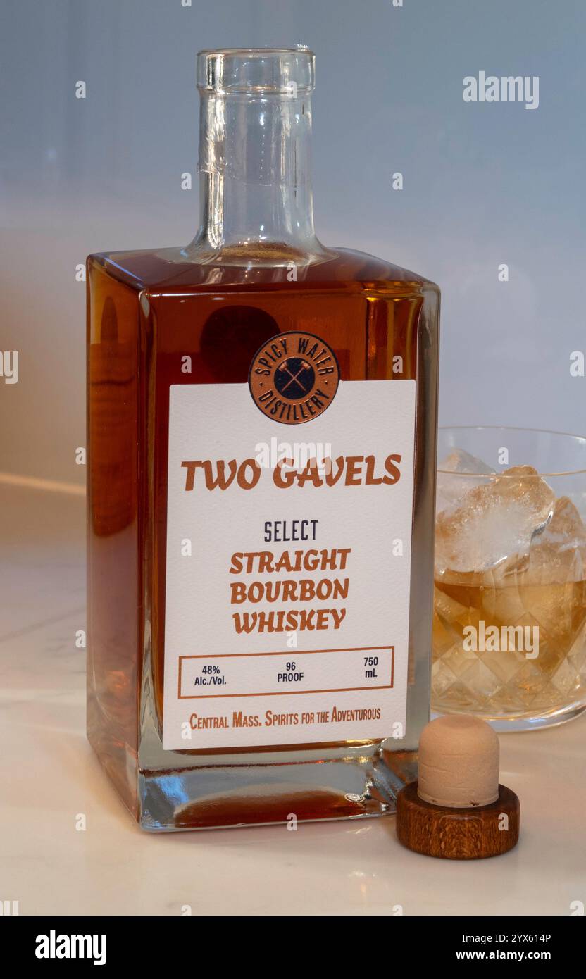Two Gavels is a small batch straight bourbon whiskey produced by Spicy ...