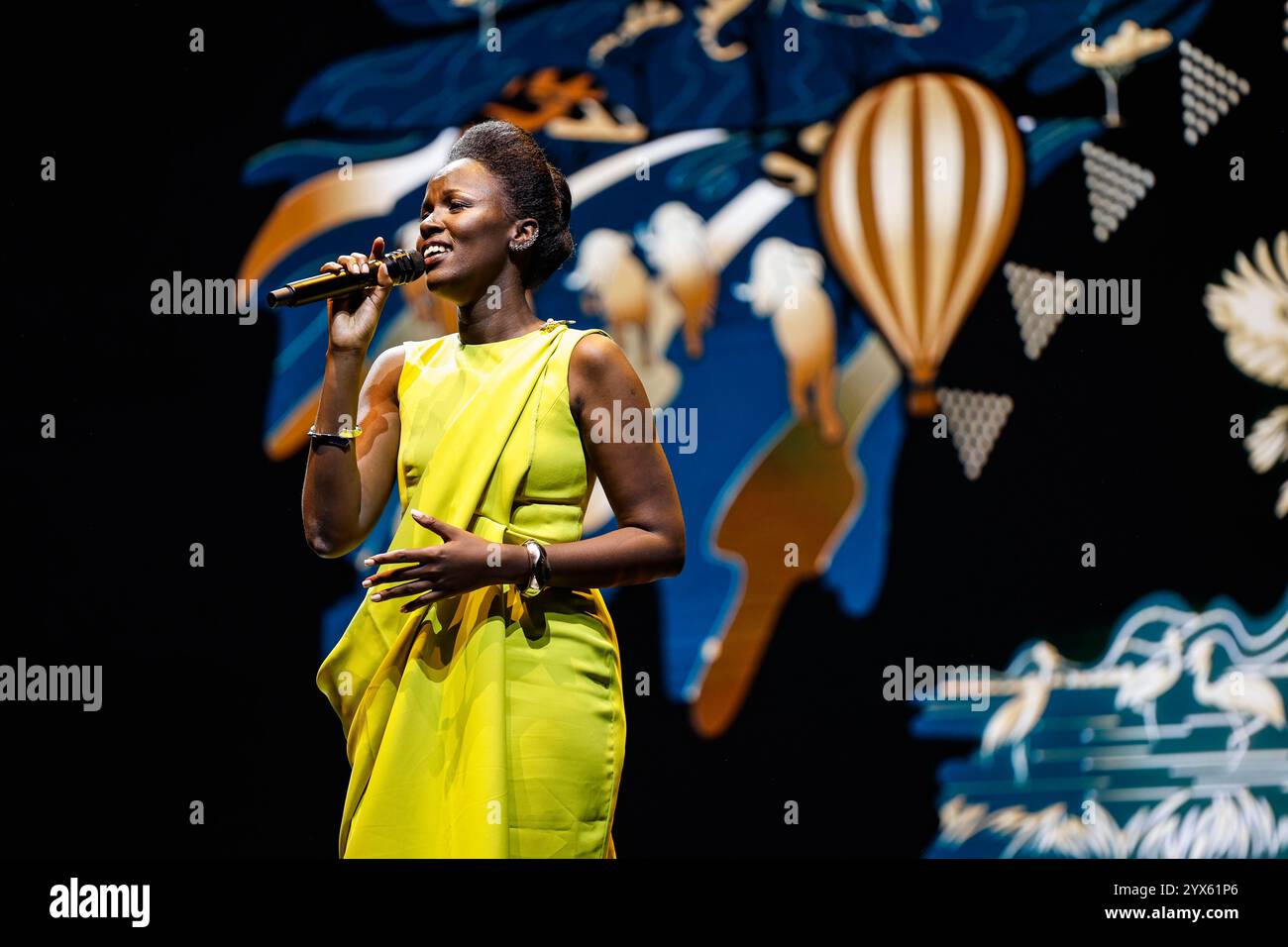 Musical show during the 2024 FIA Awards Ceremony, on December 13, 2024 ...