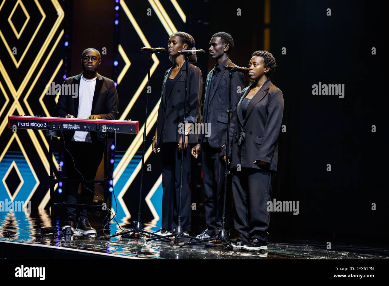 Musical show during the 2024 FIA Awards Ceremony, on December 13, 2024 ...