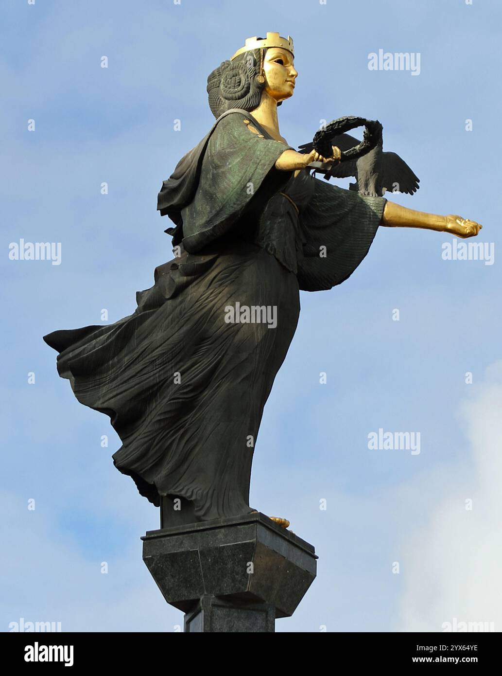 The Statue of Sveta Sofia ( Saint Sophia ) in St Nedelya Square, Sofia ...
