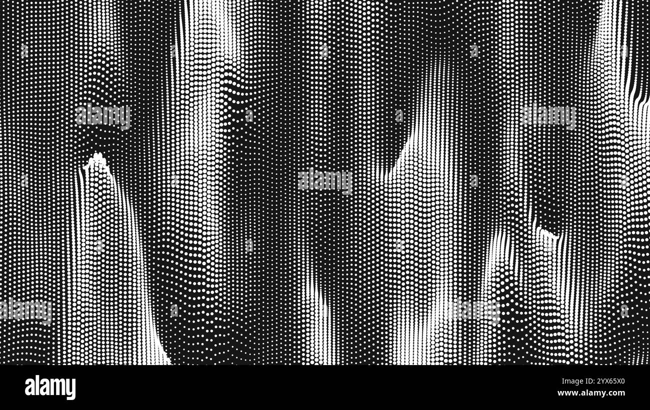 Point wave vertical threads texture. Abstract dot background ...