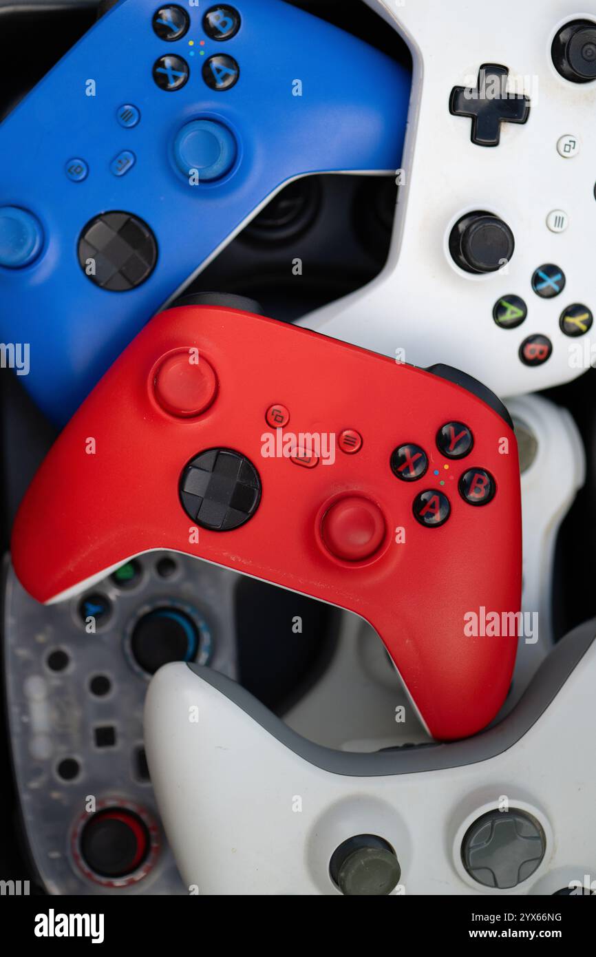 Console controllers hi-res stock photography and images - Alamy
