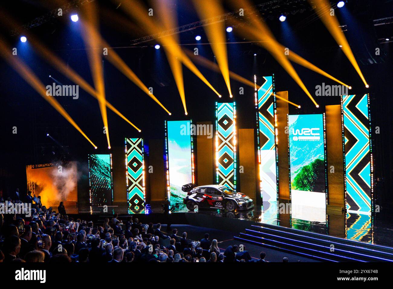 Kigali, Rwanda. 13th Dec, 2024. Toyota Gazoo Racing, WRC, ambiance ...