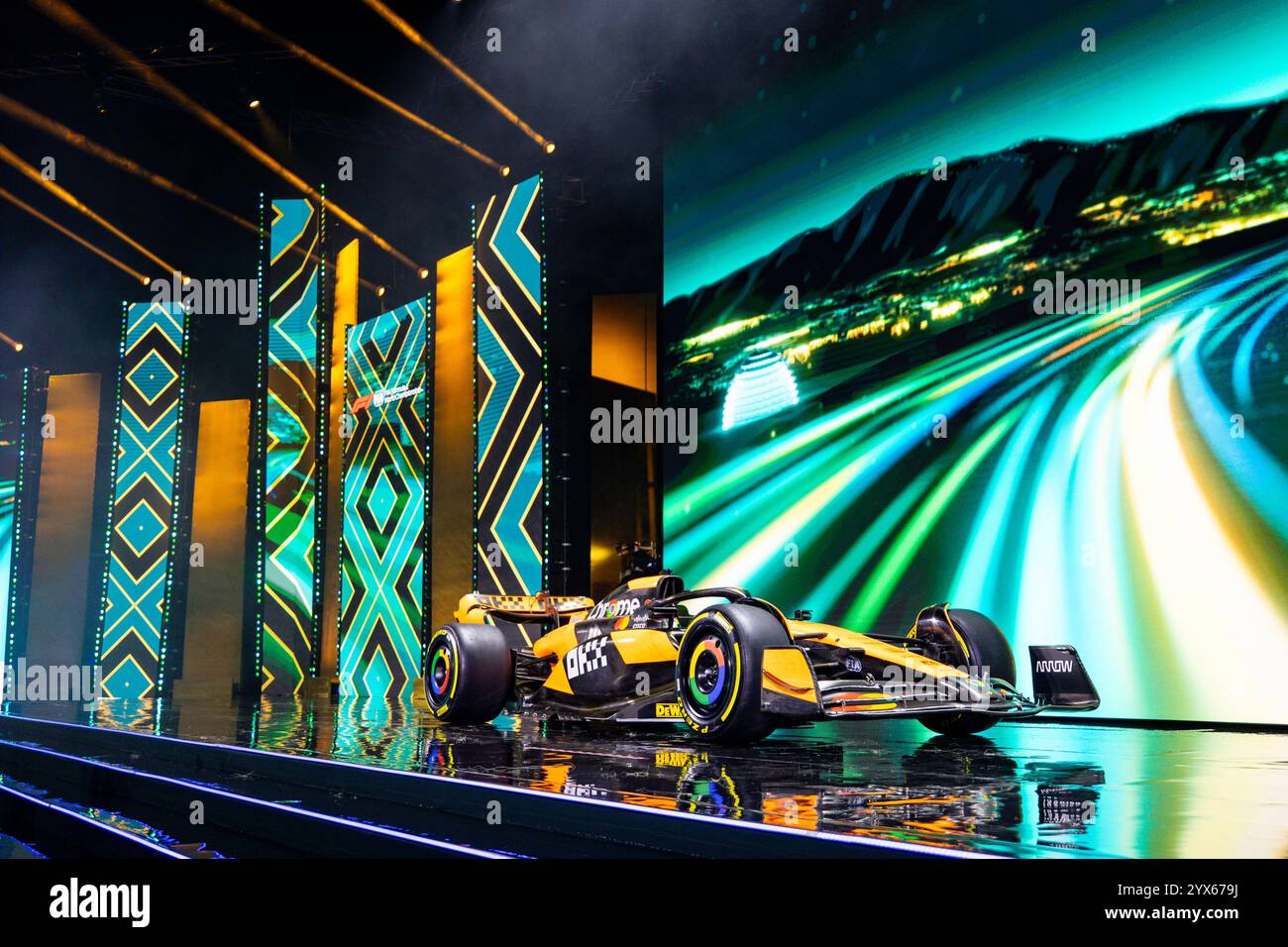 Kigali, Rwanda. 13th Dec, 2024. McLaren during the 2024 FIA Awards ...