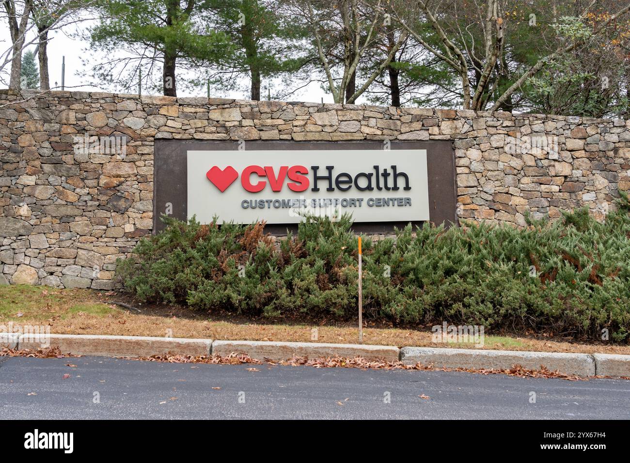 The sign of CVS Health Customer Support Center at its Corporate ...