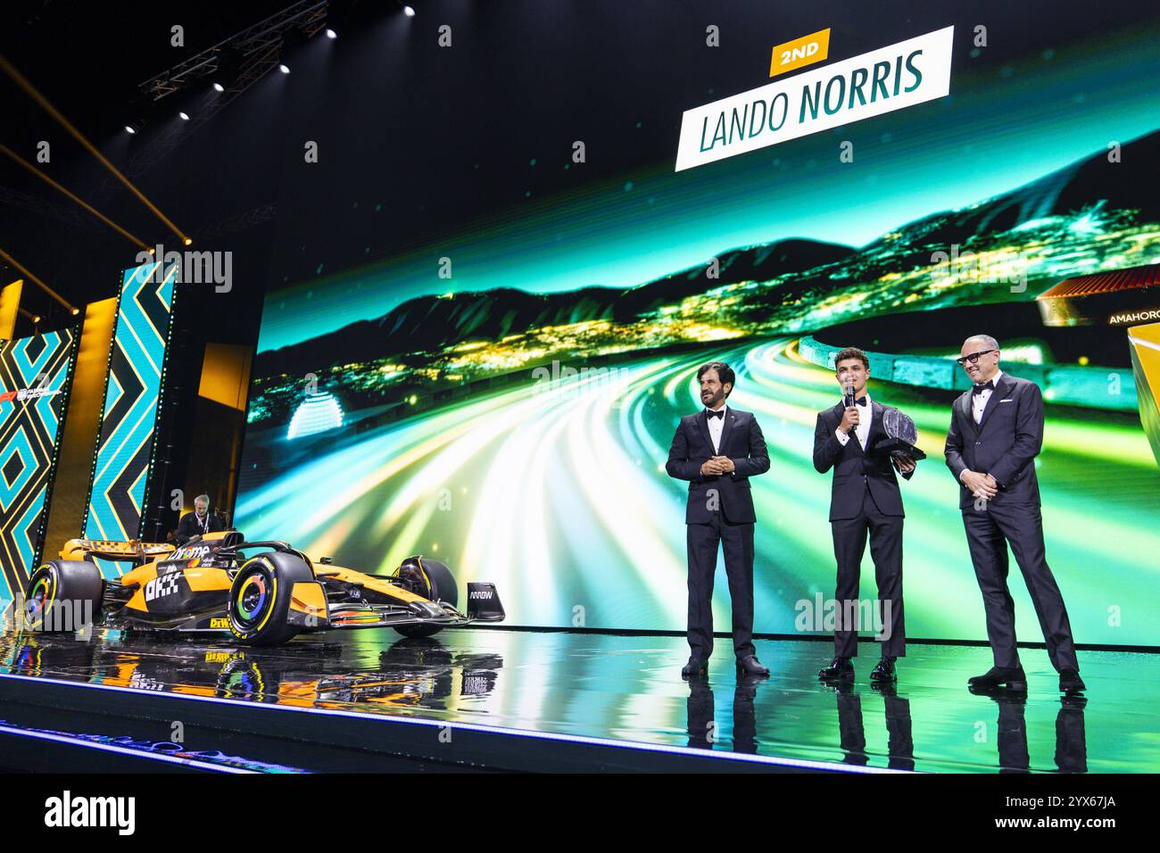 BEN SULAYEM Mohammed, President of the FIA, NORRIS Lando, McLaren ...