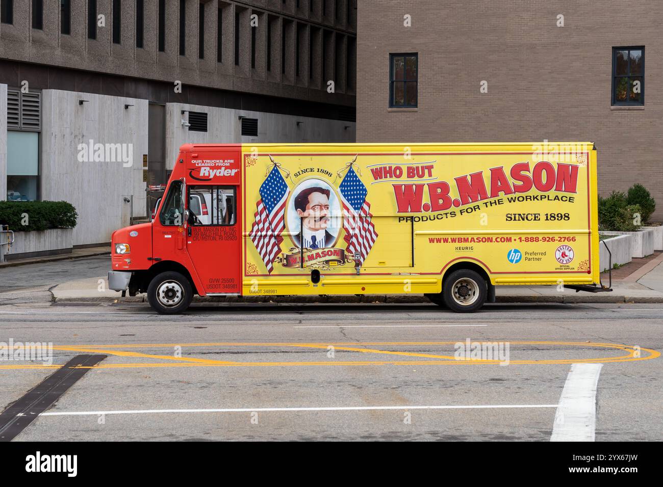 Who but w b mason truck hi-res stock photography and images - Alamy