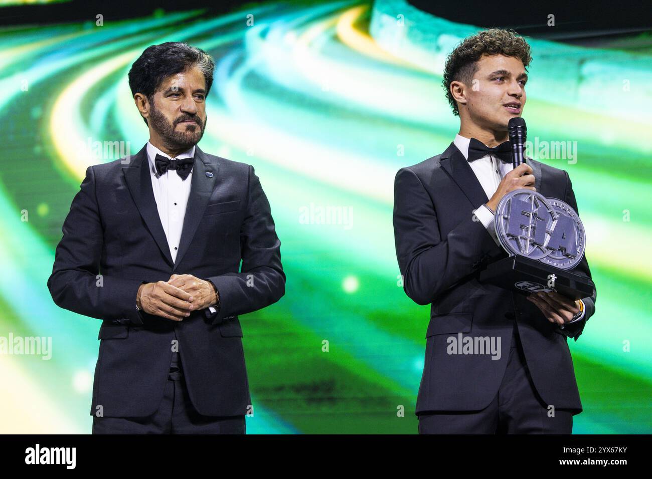 BEN SULAYEM Mohammed, President of the FIA, NORRIS Lando, McLaren ...