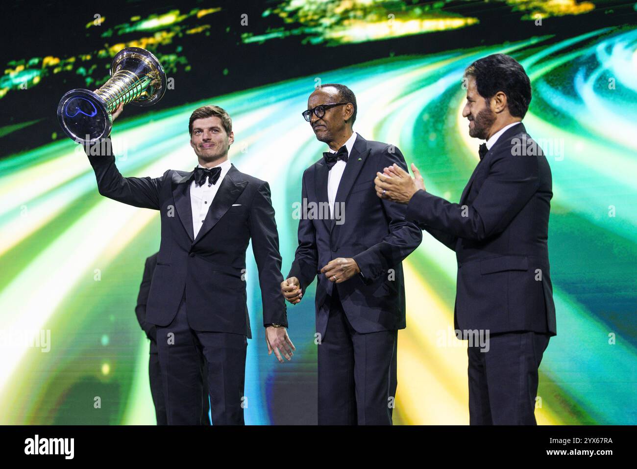 VERSTAPPEN Max, Red Bull Racing, FIA Formula 1, portrait, Kagame Paul ...