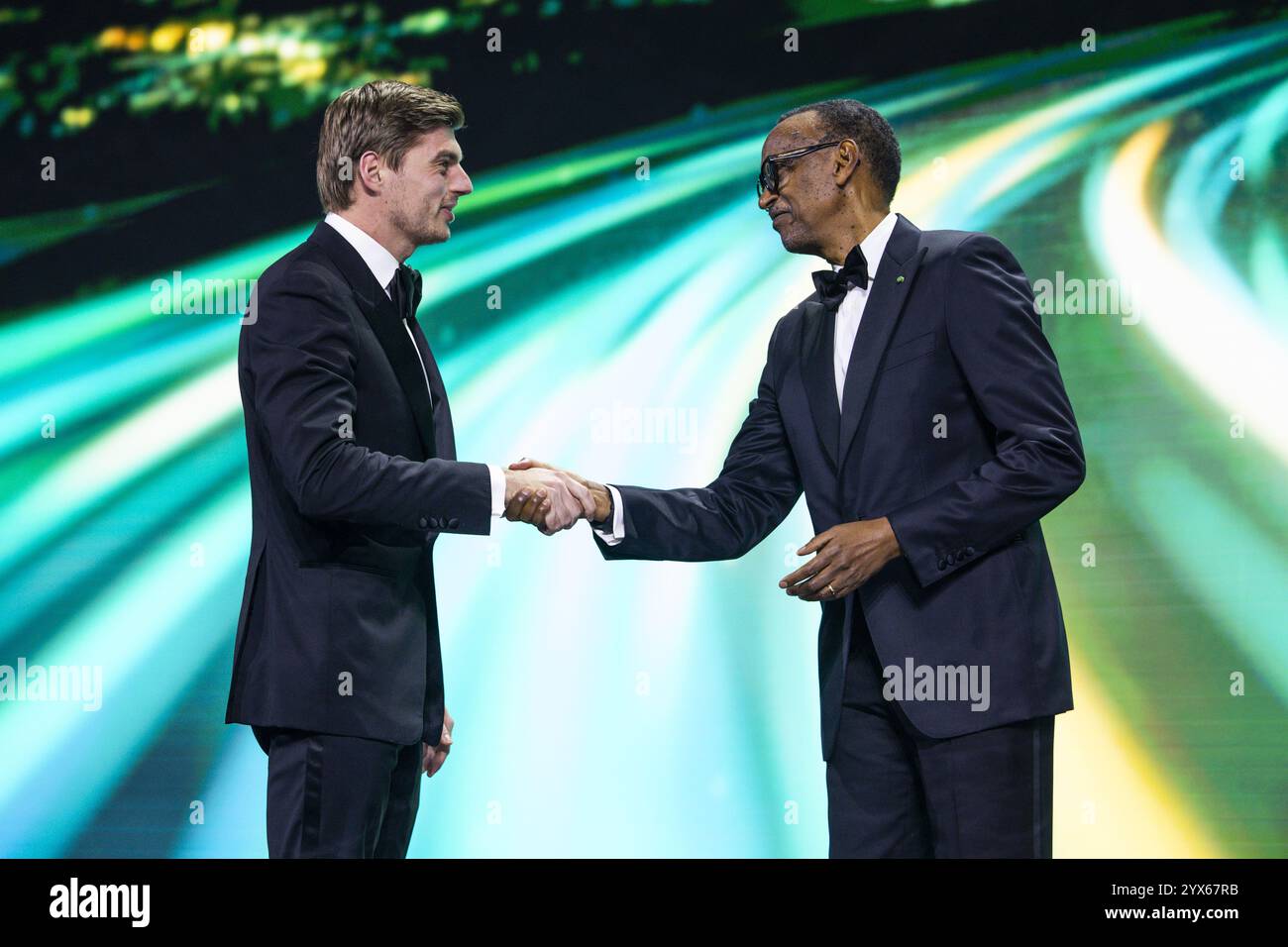 VERSTAPPEN Max, Red Bull Racing, FIA Formula 1, portrait, Kagame Paul ...