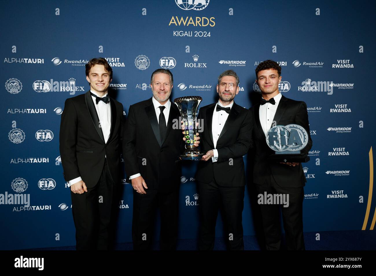 Kigali, Rwanda. 13th Dec, 2024. PIASTRI OSCAR, portrait BROWN Zak ...