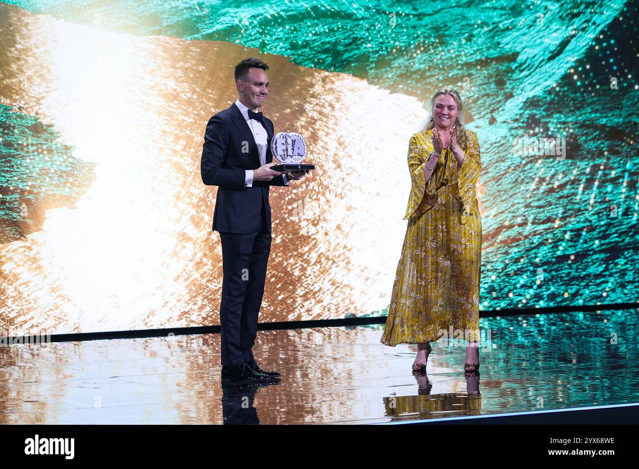 Kigali, Rwanda. 13th Dec, 2024. SOLBERG Pernilla with VELBY Christian ...