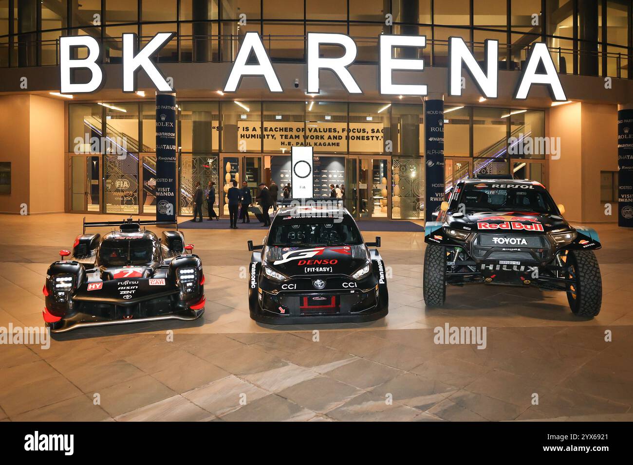 Kigali, Rwanda. 13th Dec, 2024. Toyota Gazoo Racing team, triple world ...