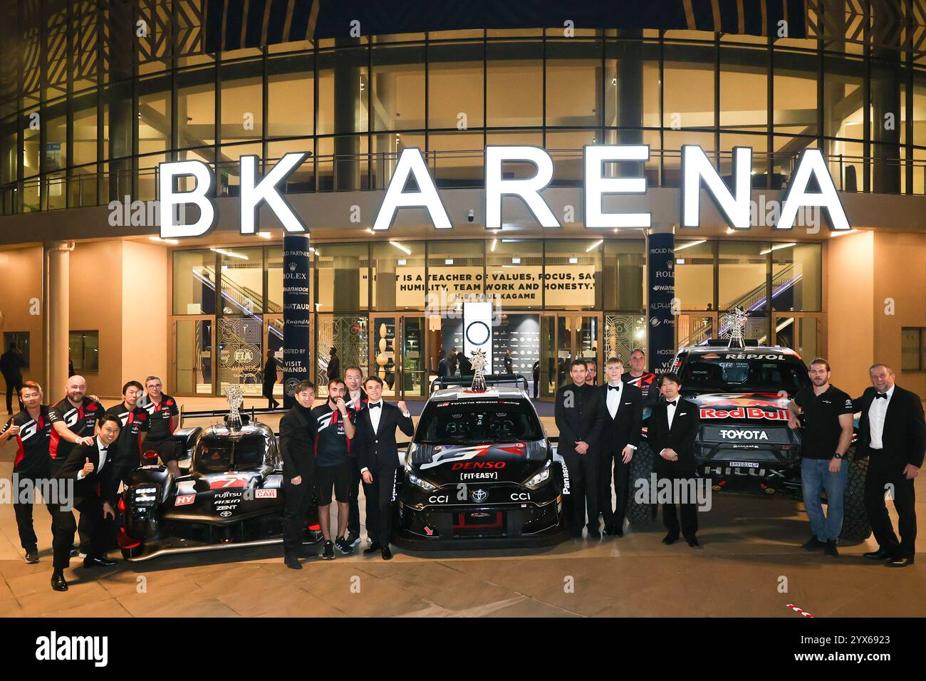 Kigali, Rwanda. 13th Dec, 2024. Toyota Gazoo Racing team, triple world ...