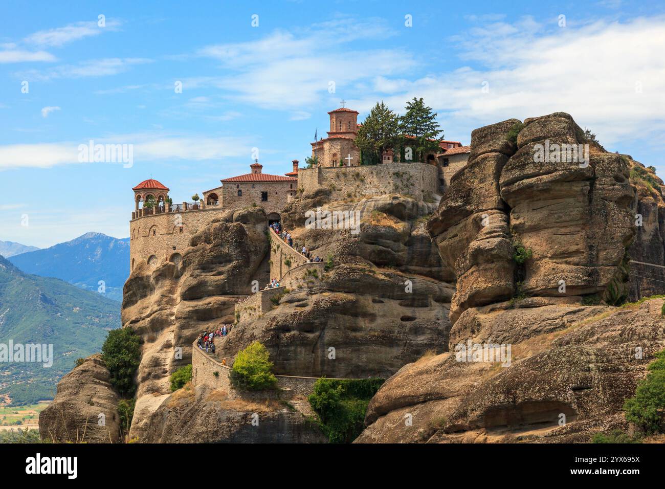 Monastery perched on mountain hi-res stock photography and images - Alamy