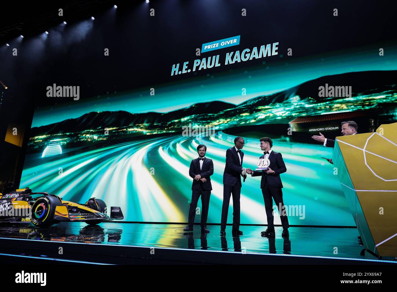 BEN SULAYEM Mohammed, President of the FIA, portrait with NORRIS Lando ...