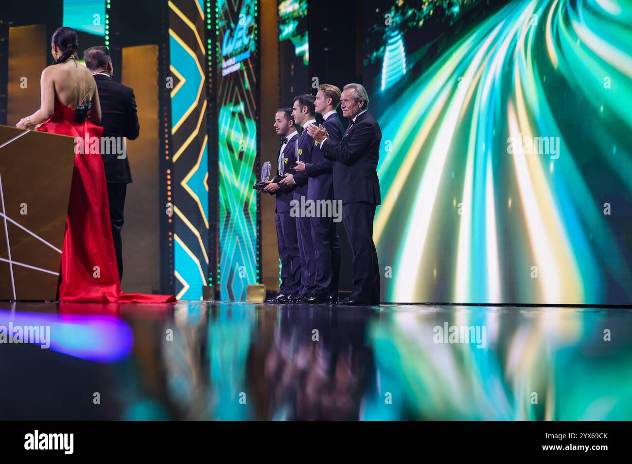 ICKX Jacky with NIELSEN Nicklas, Ferrari AF Corse, FIA WEC, portrait, FUOCO Antonio, Ferrari AF ...