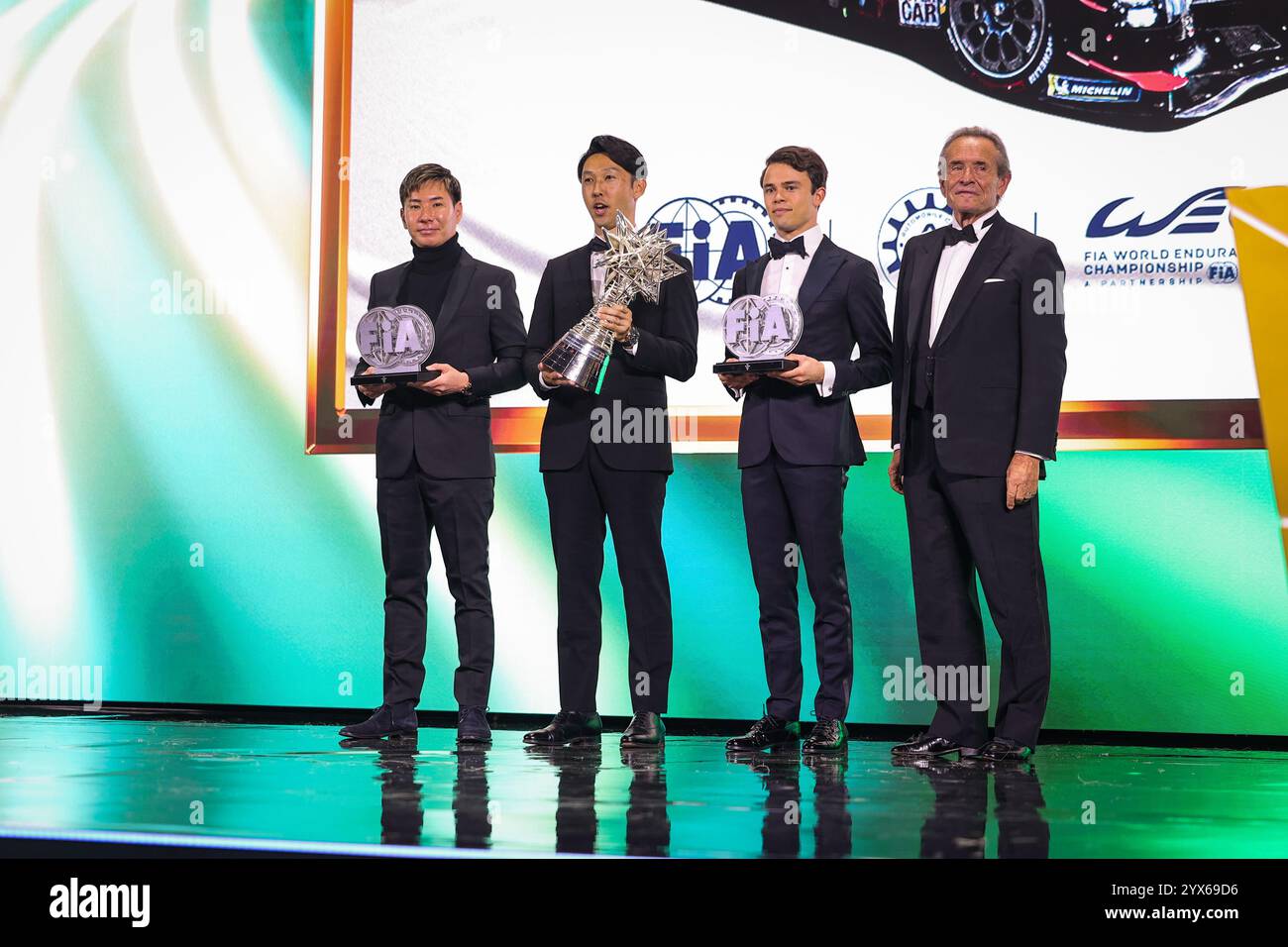 ICKX Jacky with KOBAYASHI Kamui, Toyota Kazoo Racing, FIA WEC, portrait, DE VRIES Nyck, Toyota ...