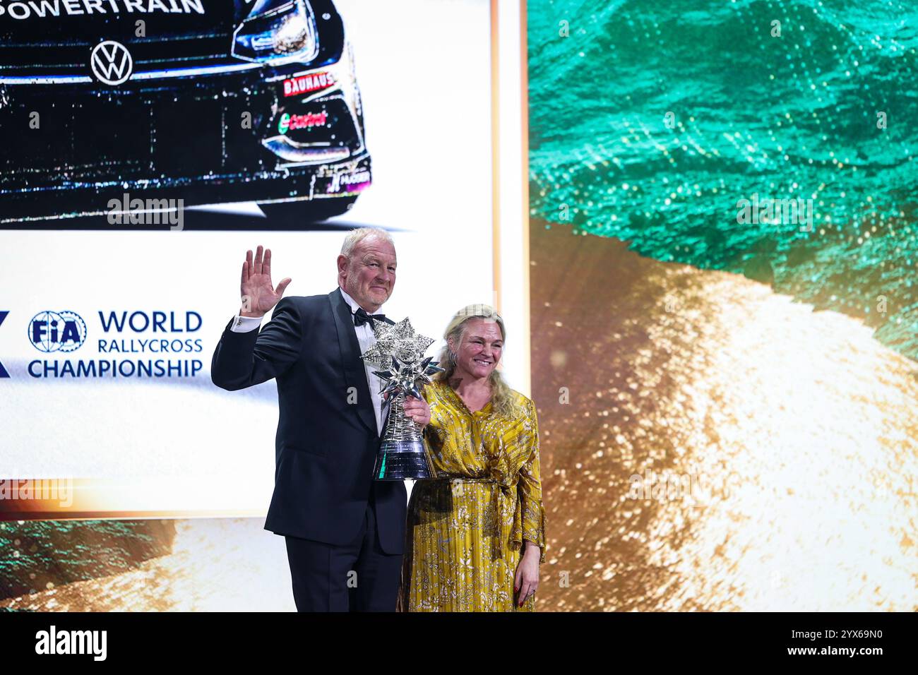 SOLBERG Pernilla with KRISTOFFERSSON Tommy, Kristofferson Motor Sports, FIA World RX, portrait ...