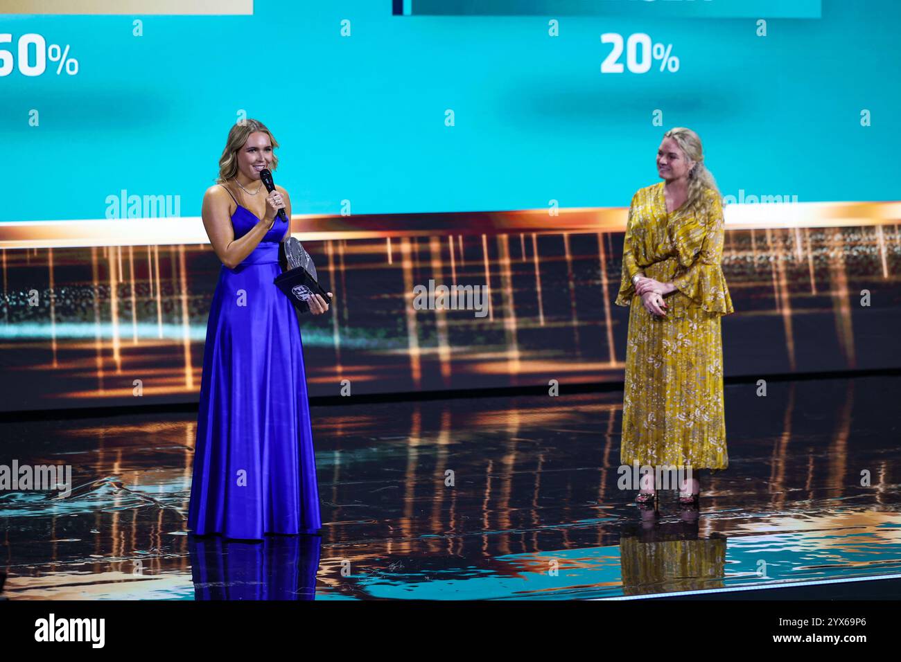 SOLBERG Pernilla with ANDERSSON Klara, portrait during the 2024 FIA Awards Ceremony, on December ...